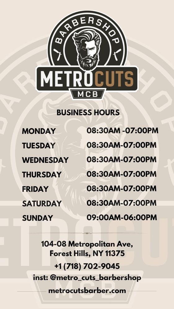 METRO CUTS BARBERSHOP - Updated December 2024 - 104-08 Metropolitan Ave ...