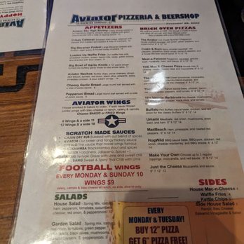 AVIATOR PIZZERIA & BEERSHOP - Updated December 2025 - 75 Photos & 83 ...