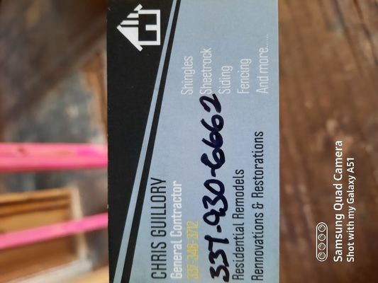 HANDY MAN SERVICES CHRIS GUILLORY OWNER - Updated August 2025 - 71 ...