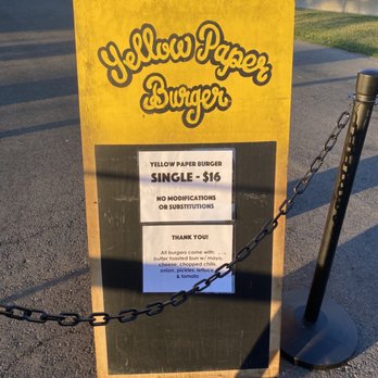 YELLOW PAPER BURGER - Updated January 2025 - 25 Photos & 17 Reviews ...