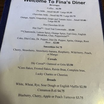 FINA’S DINER - Updated January 2026 - 51 Photos & 73 Reviews - 2298 Hwy ...
