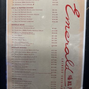 EMERALD CHINESE CUISINE - Updated January 2026 - 168 Photos & 58 ...