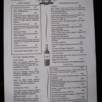 LUIGI’S ITALIAN BISTRO - Updated February 2025 - 45 Photos & 27 Reviews ...