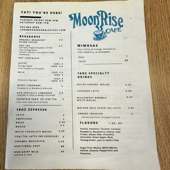 MOON RISE CAFE - Updated March 2025 - 344 Photos & 519 Reviews - 6020 ...