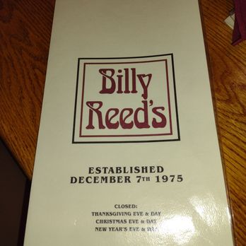 BILLY REED’S RESTAURANT - Updated June 2024 - 1043 Photos & 1122 ...