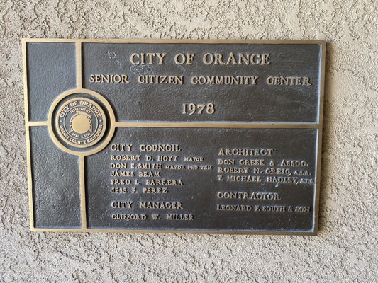 ORANGE SENIOR CENTER - Updated December 2025 - 170 S Olive St, Orange ...