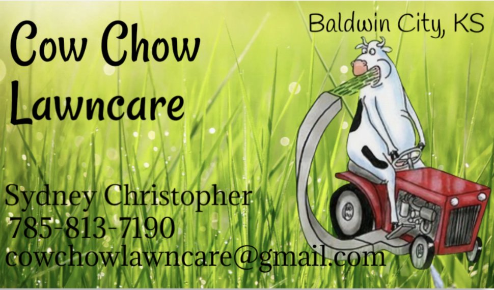 COW CHOW LAWNCARE - Updated June 2024 - Baldwin City, Kansas - Lawn ...