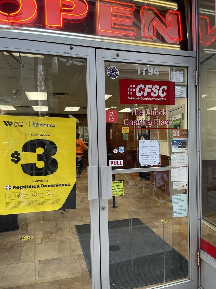 CFSC CHECKS CASHED - Updated November 2025 - 544 E Fordham Rd, The ...