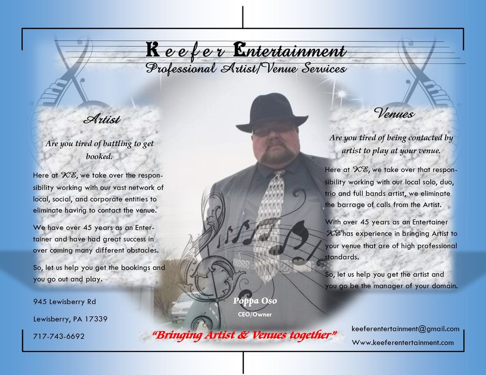 KEEFER ENTERTAINMENT - Updated March 2025 - Request a Quote - 945 ...