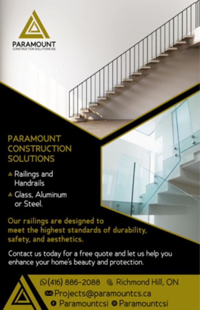 PARAMOUNT CONSTRUCTION SOLUTIONS - Updated September 2024 - Request Consultation - 9471 Yonge ...