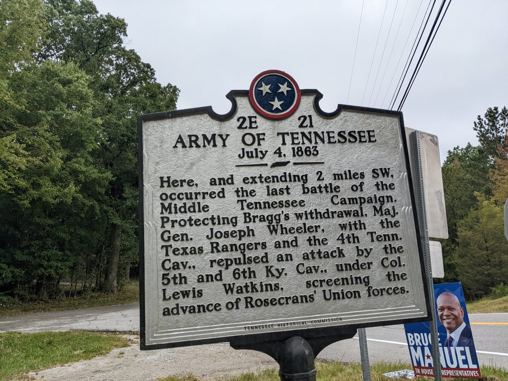 ARMY OF TENNESSEE HISTORICAL MARKER - Updated January 2025 - Sewanee ...