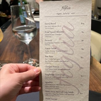FOGLIA - Updated December 2025 - 250 Photos & 56 Reviews - 31 State St ...