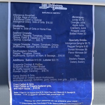 INDULGENCE SOUTHERN BISTRO - Updated February 2025 - 114 Photos & 55 ...