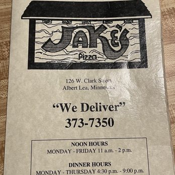 JAKE’S PIZZA - Updated December 2025 - 30 Photos & 58 Reviews - 126 W ...