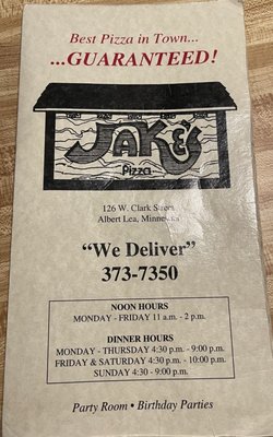 JAKE’S PIZZA - Updated December 2025 - 30 Photos & 58 Reviews - 126 W ...