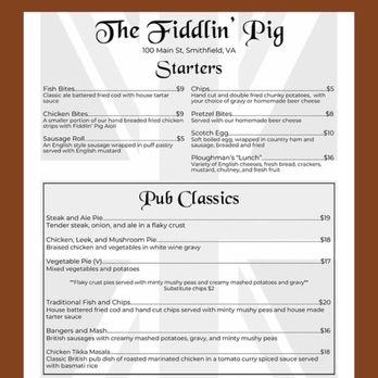 THE FIDDLIN PIG - Updated November 2025 - 87 Photos - 44 Reviews - 100 ...