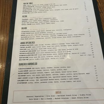 Amazing The Filson Queen City Kitchen Bar Menu Gallery
