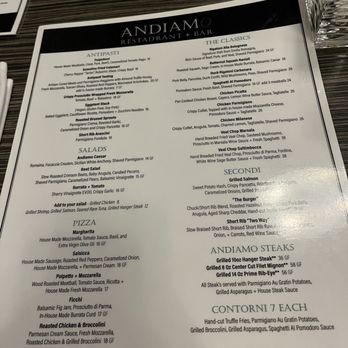 ANDIAMO RESTAURANT + BAR + CAFE - Updated January 2026 - 74 Photos & 98 ...