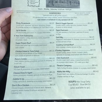BENO’S DELI - Updated September 2025 - 15 Photos & 27 Reviews - 78 E ...