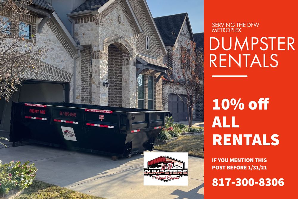 D&D DUMPSTERS - Updated July 2025 - Request a Quote - Mansfield, Texas ...