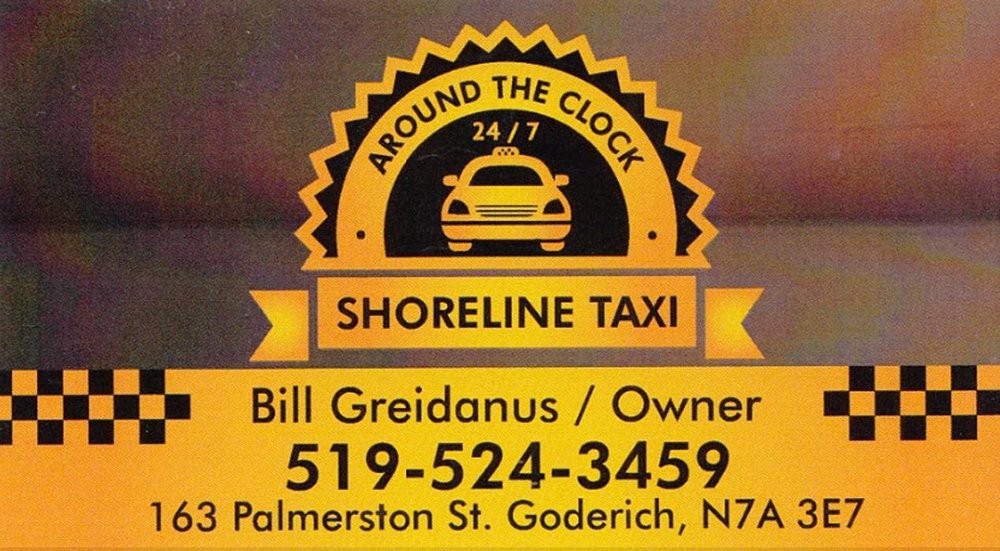 SHORELINE TRANSFER - Updated February 2025 - Goderich, Ontario - Taxis ...