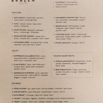 BRAZEN OPEN KITCHEN BAR - Updated October 2024 - 428 Photos & 396 ...