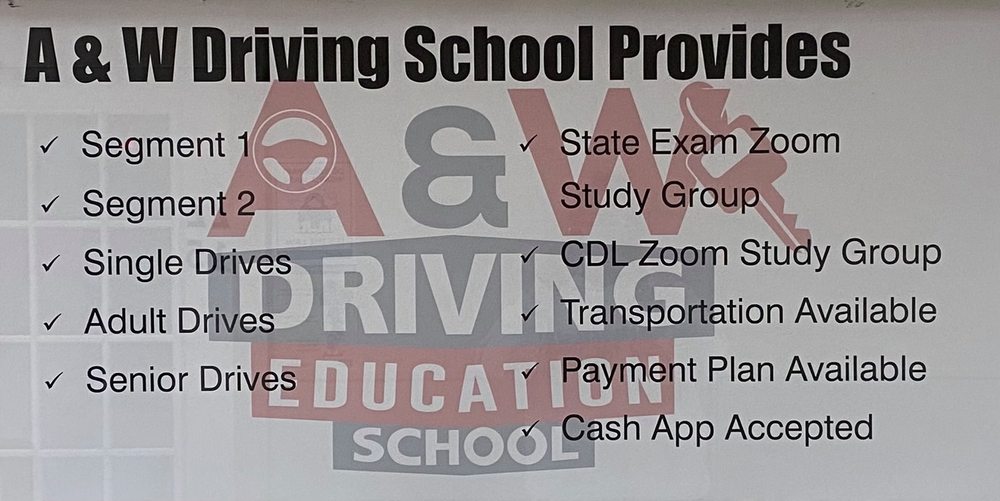 A&W DRIVING EDUCATION SCHOOL - Updated May 2026 - 10 Photos - 21700 ...