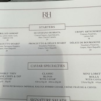 RH ROOFTOP RESTAURANT AT RH COLUMBUS - Updated December 2025 - 894 ...