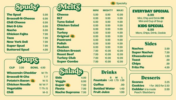 MIGHTY MELT SANDWICH AND SPUD SHOP - Updated May 2025 - 13 Photos & 28 ...