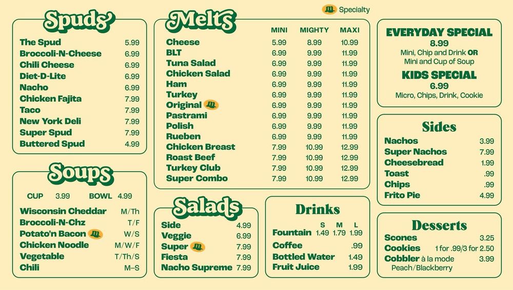 MIGHTY MELT SANDWICH AND SPUD SHOP - Updated May 2025 - 13 Photos & 28 ...
