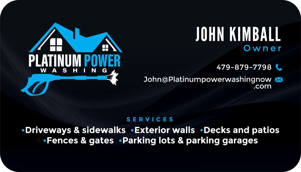 PLATINUM POWER WASHING - Request a Quote - Rogers, Arkansas - Pressure Washers - Phone Number - Yelp