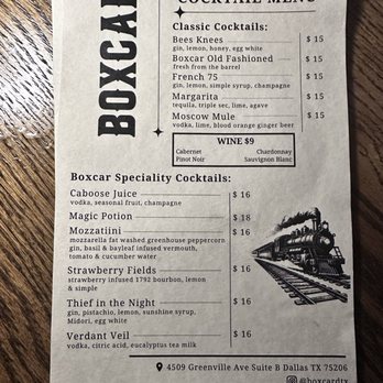 BOXCAR - Updated August 2025 - 81 Photos & 22 Reviews - 4509 Greenville ...