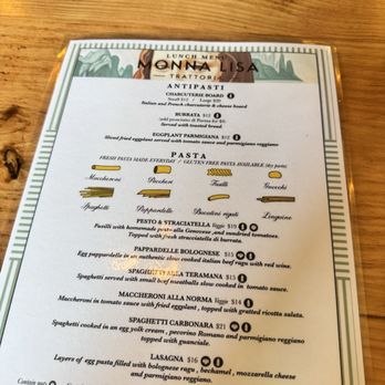 MONNA LISA TRATTORIA - Updated January 2026 - 91 Photos & 63 Reviews ...