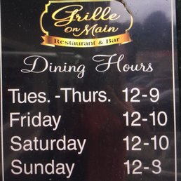 GRILLE ON MAIN RESTAURANT & BAR - Updated October 2025 - 39 Photos & 66 ...