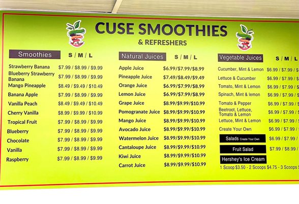CUSE SMOOTHIES AND REFRESHERS - Updated December 2025 - 20 Photos - 359 ...