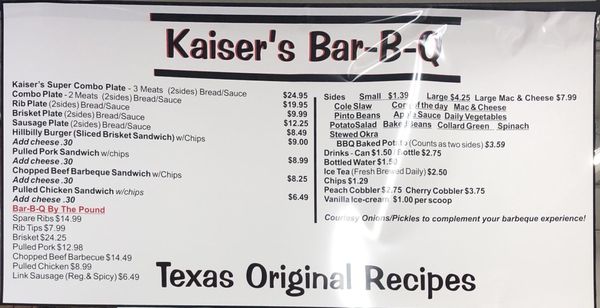 KAISER’S BAR-B-Q AND GENERAL STORE - Updated May 2024 - 58 Photos & 107 ...