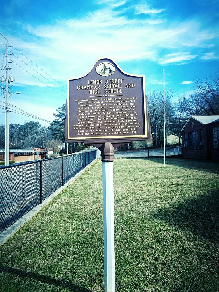 LEMON STREET HISTORICAL MARKER - 332 Lemon St NE, Marietta, Georgia ...