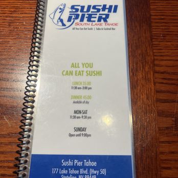 SUSHI PIER TAHOE - 986 Photos & 1199 Reviews - 177 Lake Tahoe Blvd ...