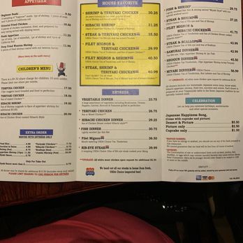 Miyabi's menu store
