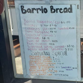 BARRIO BREAD - Updated December 2025 - 403 Photos & 368 Reviews - 18 S ...