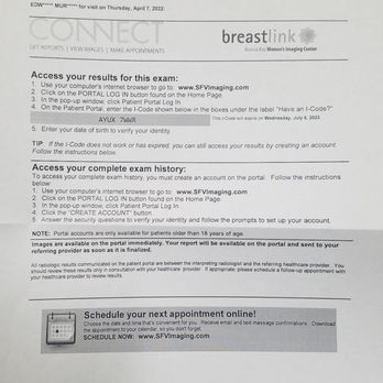 MARCIA RAY - BREASTLINK WOMEN’S IMAGING CENTER - Updated May 2025 - 16 ...