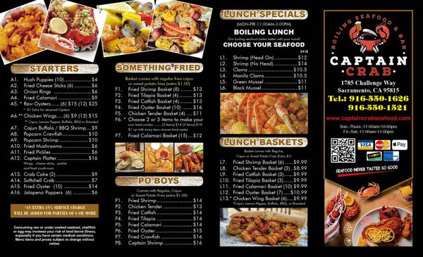 CAPTAIN CRAB - Updated December 2025 - 538 Photos & 719 Reviews - 1785 ...