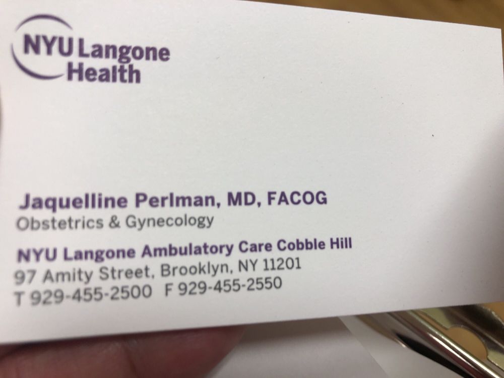 JAQUELLINE PERLMAN, MD - Updated April 2026 - 186 Joralemon St ...