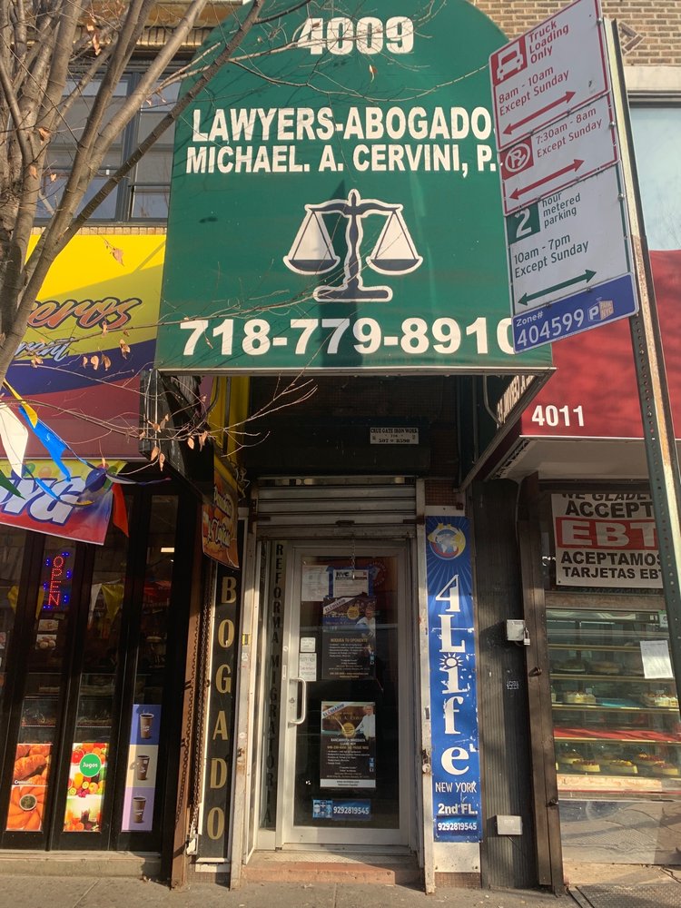 LAW OFFICES OF MICHAEL A CERVINI - Updated August 2025 - 40-09 82nd St ...