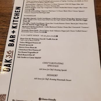 OAK 36 BAR & KITCHEN - Updated November 2024 - 296 Photos & 191 Reviews ...