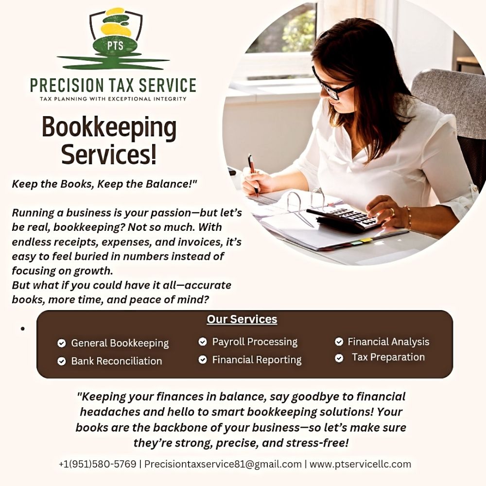 PRECISION TAX SERVICE - Updated October 2025 - Request Consultation ...