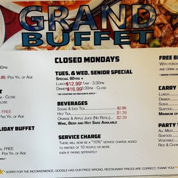 GRAND BUFFET - Updated April 2025 - 130 Photos & 179 Reviews - 2650 ...