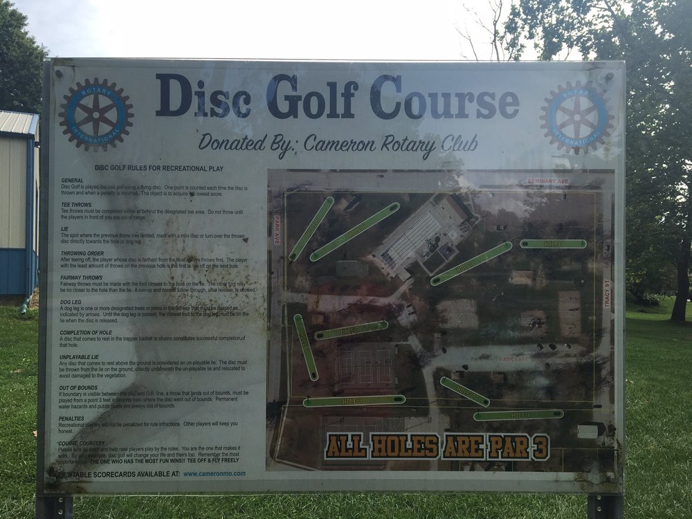 CAMERON DISC GOLF COURSE - Updated December 2025 - 201 Seminary Ave ...