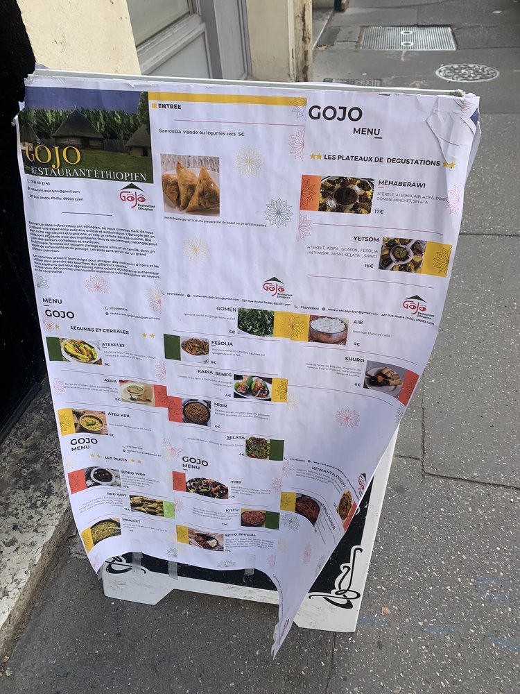 GOJO - 327 Rue André Philip, Lyon, France - Ethiopian - Restaurant ...