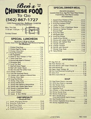 BEN’S CHINESE FOOD - Updated January 2025 - 50 Photos & 72 Reviews ...